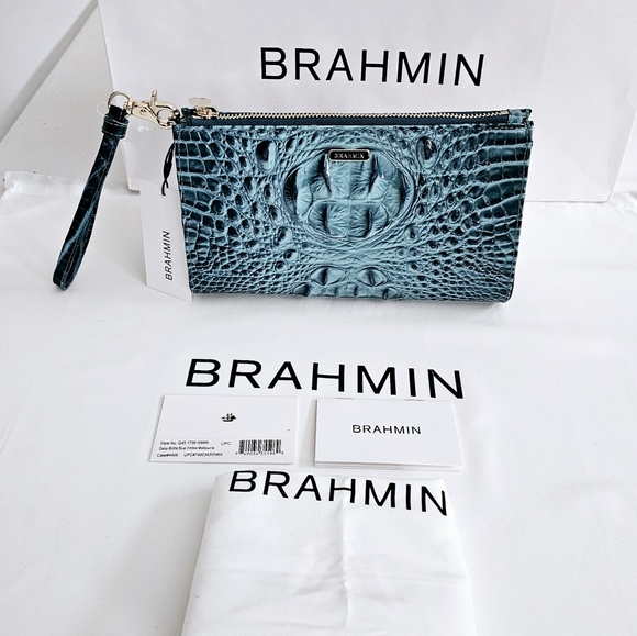 Brahmin | Bags | Nwt Brahmin Bottle Blue Daisy Hard To Find | Poshmark